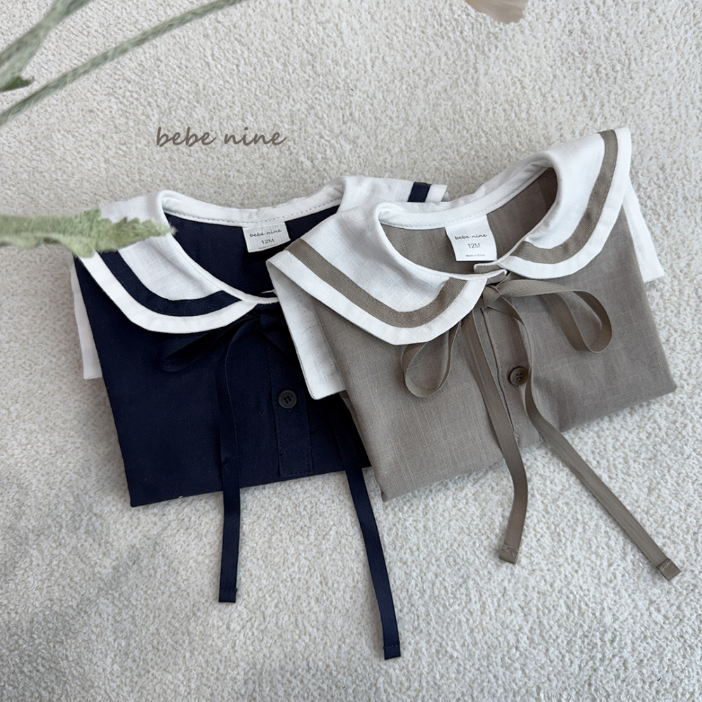 bebe nine25 (6m-18m) 水手風包屁衣 | bebe nine．6m-6y | ｜Korea｜25SS夏季 新品上架中 ...