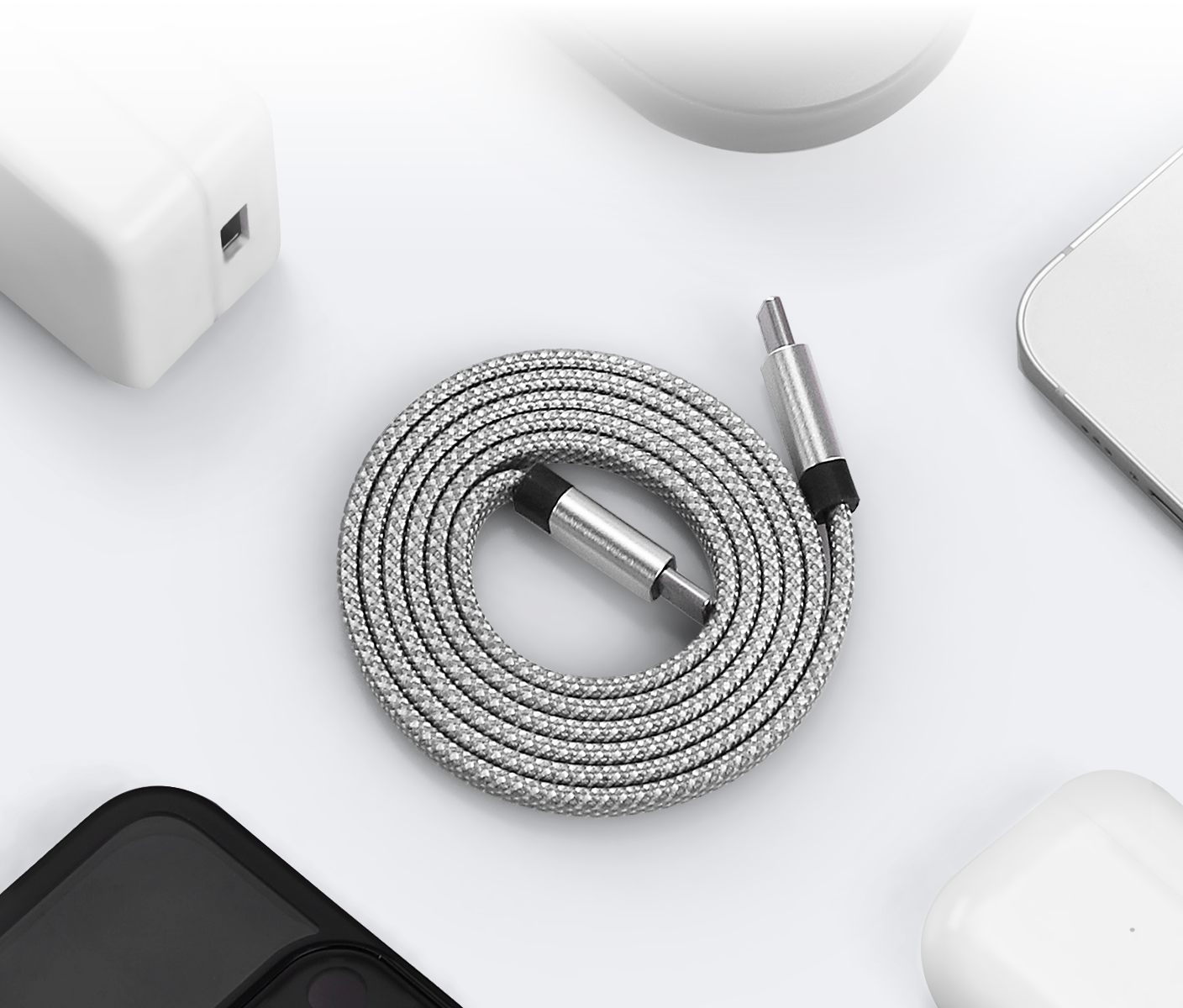 Ol Magcables Type C To Type C Usb3 2 240w 8k高清 磁性快收納充電傳輸線 Ol