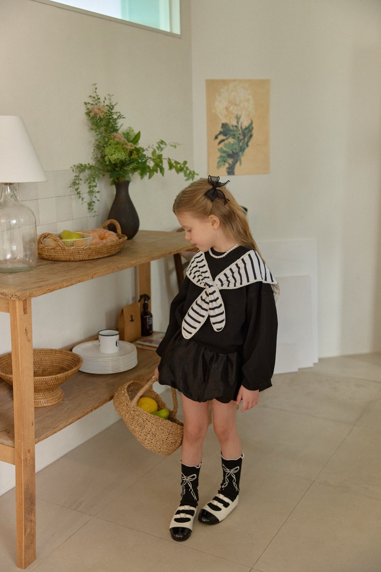 04044蝴蝶結襪(三色) | 春裝新品 - 小樹兒